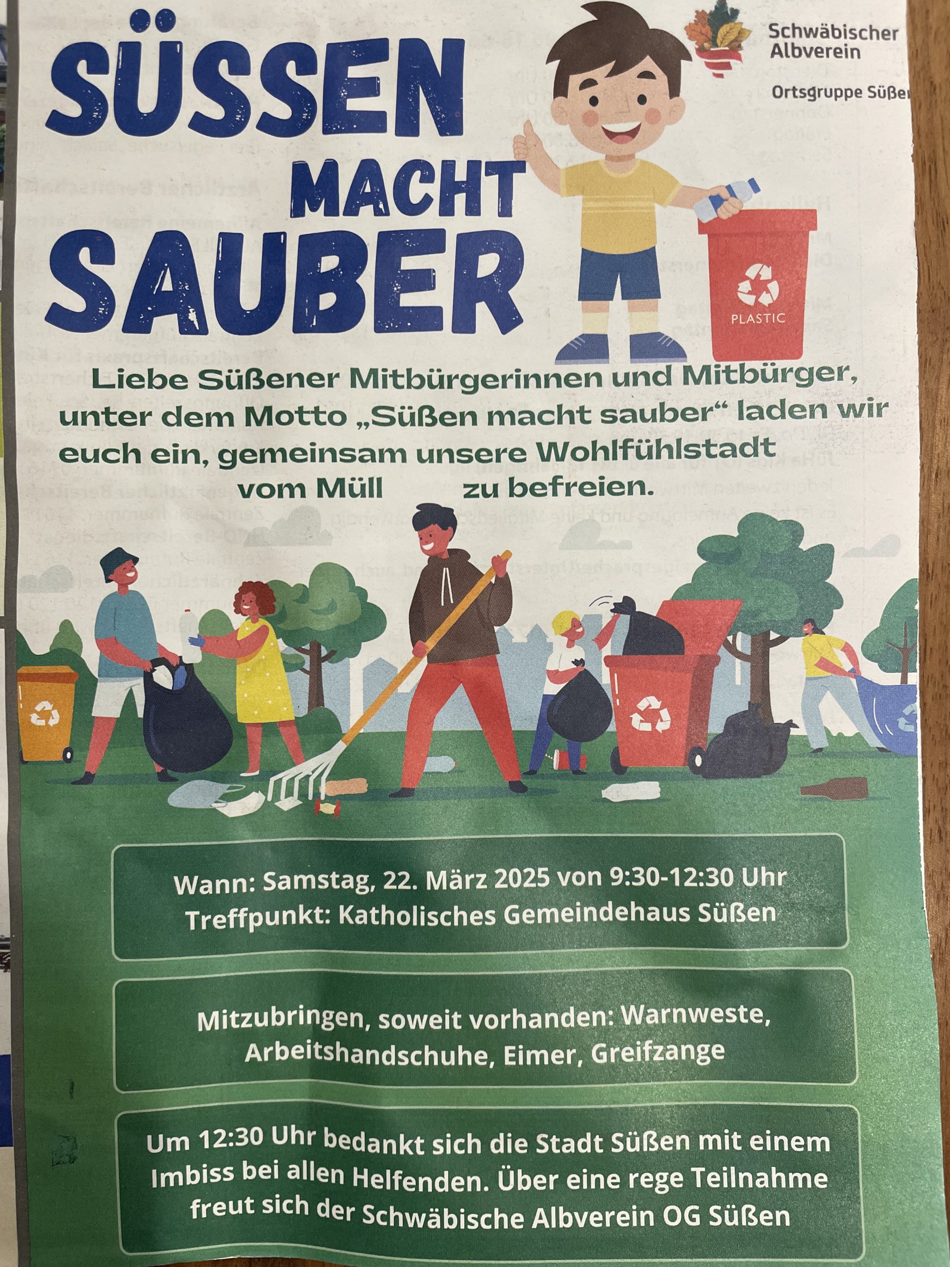 Süßen macht sauber - AST Süßen macht mit - AST Süßen